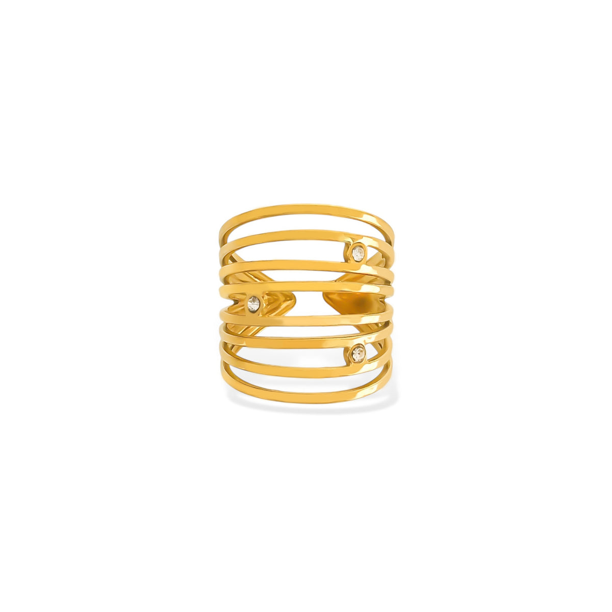 Sasha Stacked Ring – Turquoise TeePee