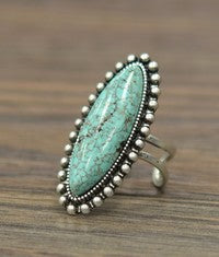 Zuri Ring – Turquoise TeePee